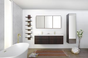 Designer Double SInk Wall-Mount Vanity - WETSTYLE